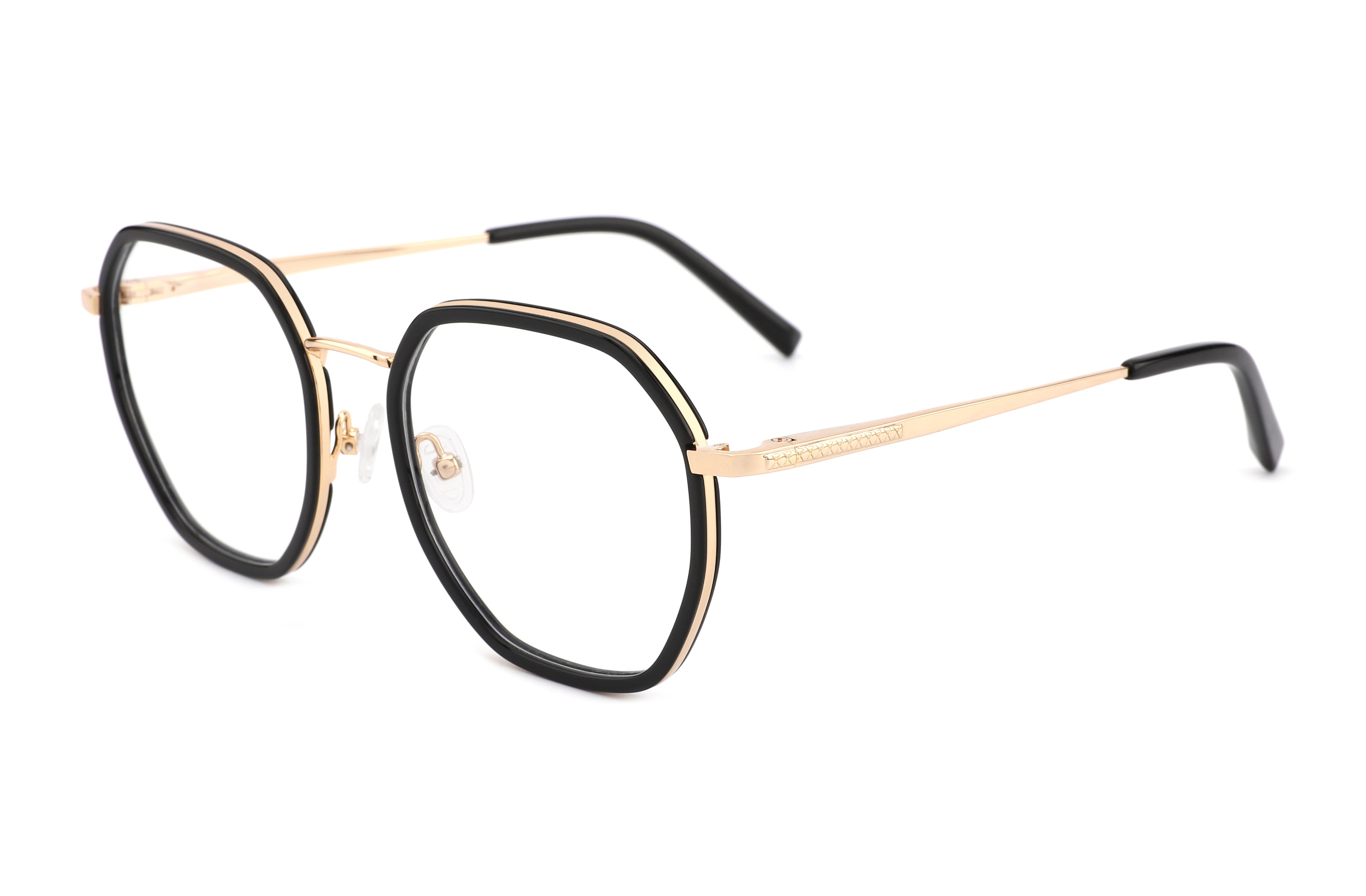 Apollo | Octagon Metal & Acetate Premium Glasses – Optical King