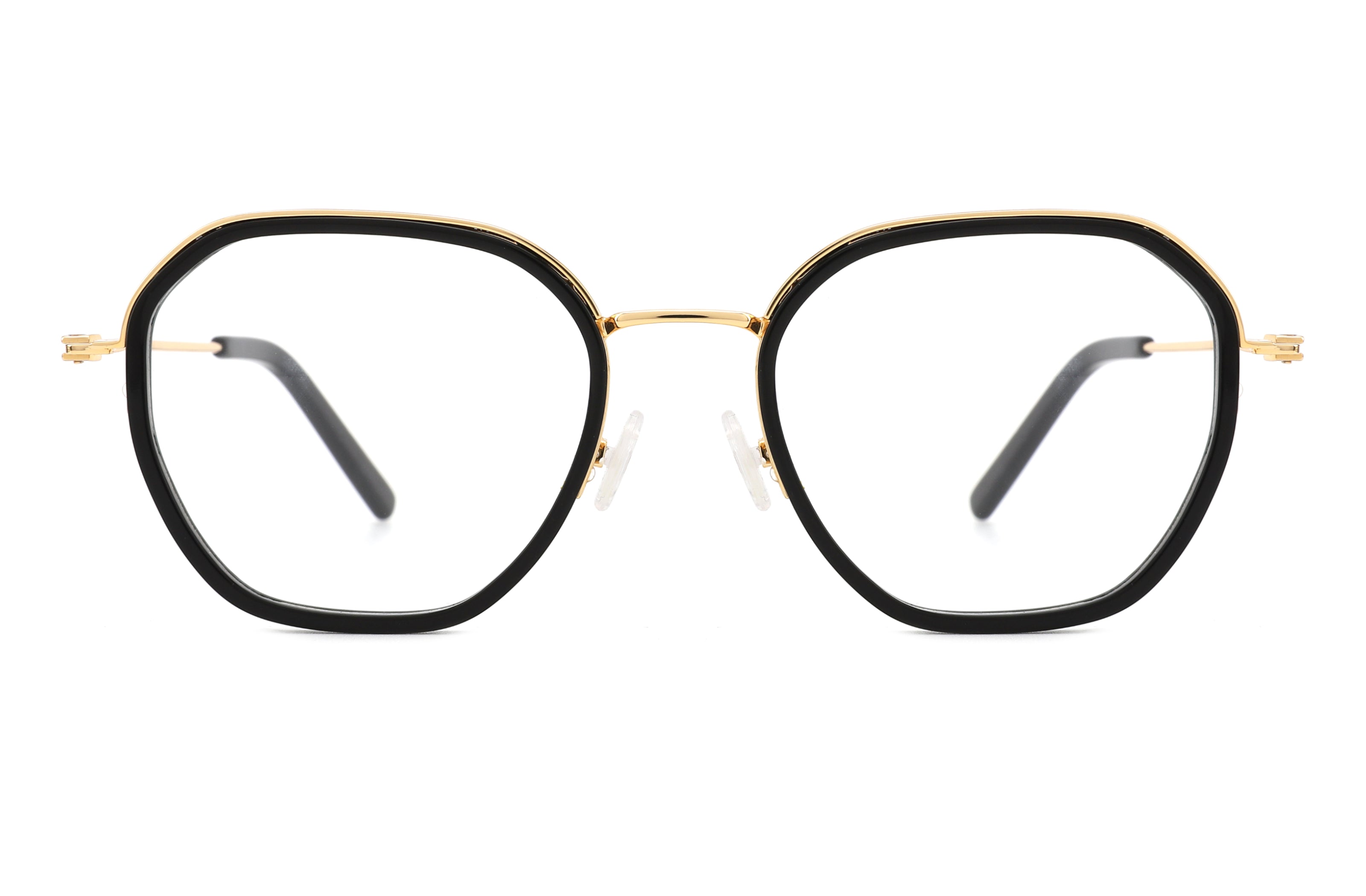 Liberty | Octagon Metal & Acetate Premium Glasses – Optical King